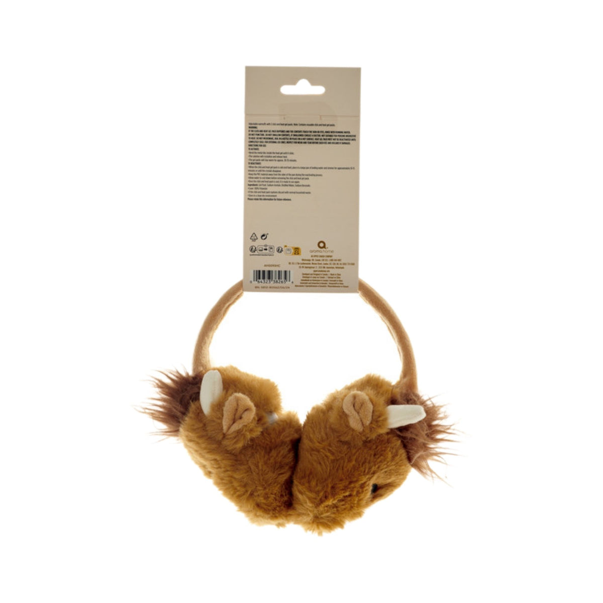 Aroma Home Highland Cow Ear Muffs